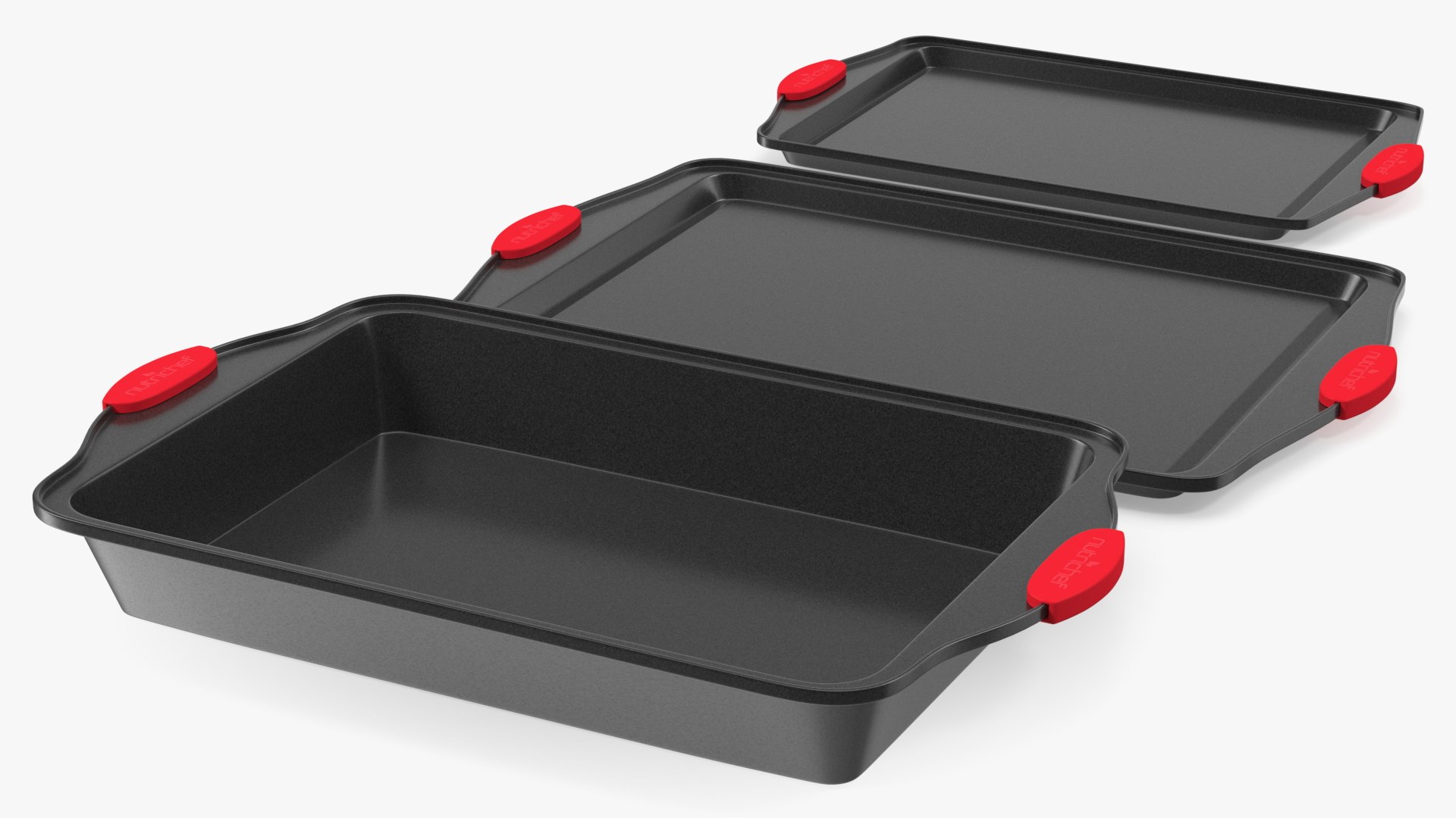 Baking Trays Set Model - TurboSquid 1981363