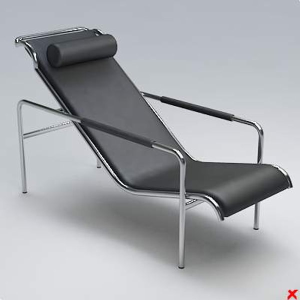 chaise longue 3d model