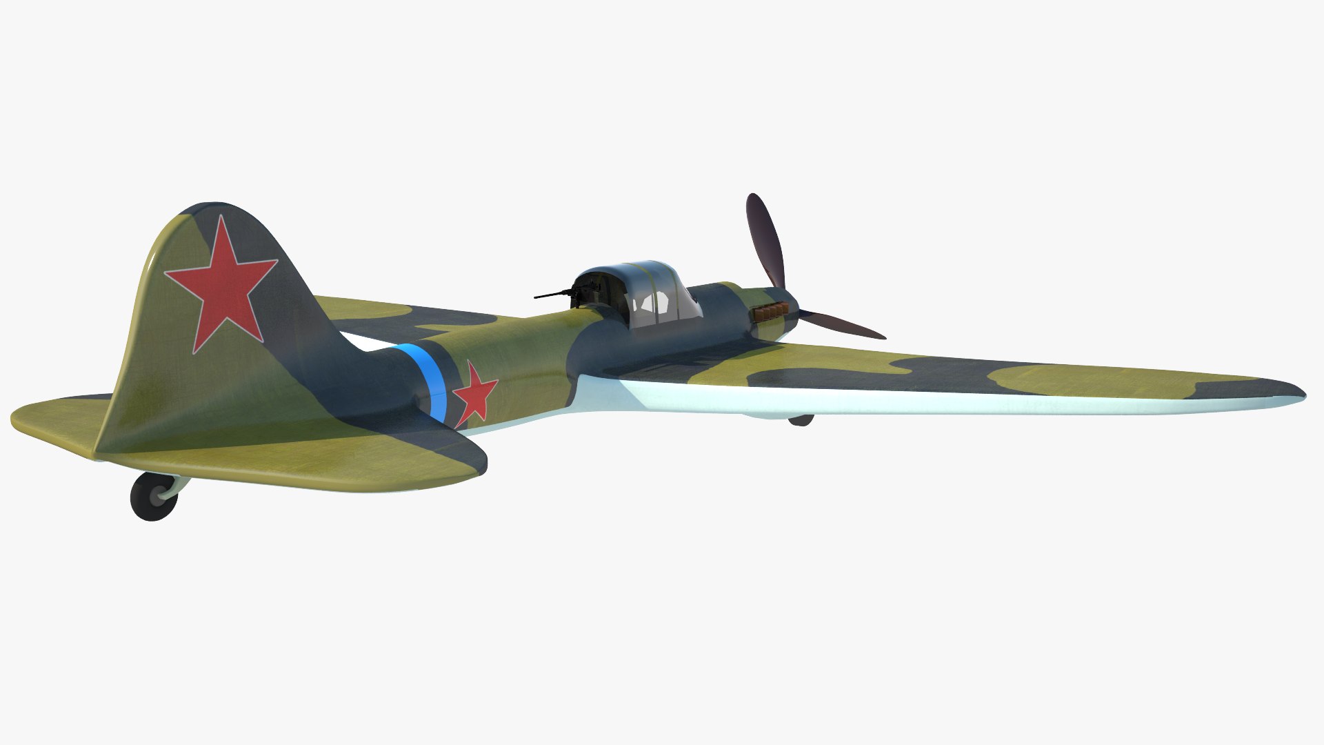 3D Ilyushin Il-2 Aircraft Soviet - TurboSquid 1351714