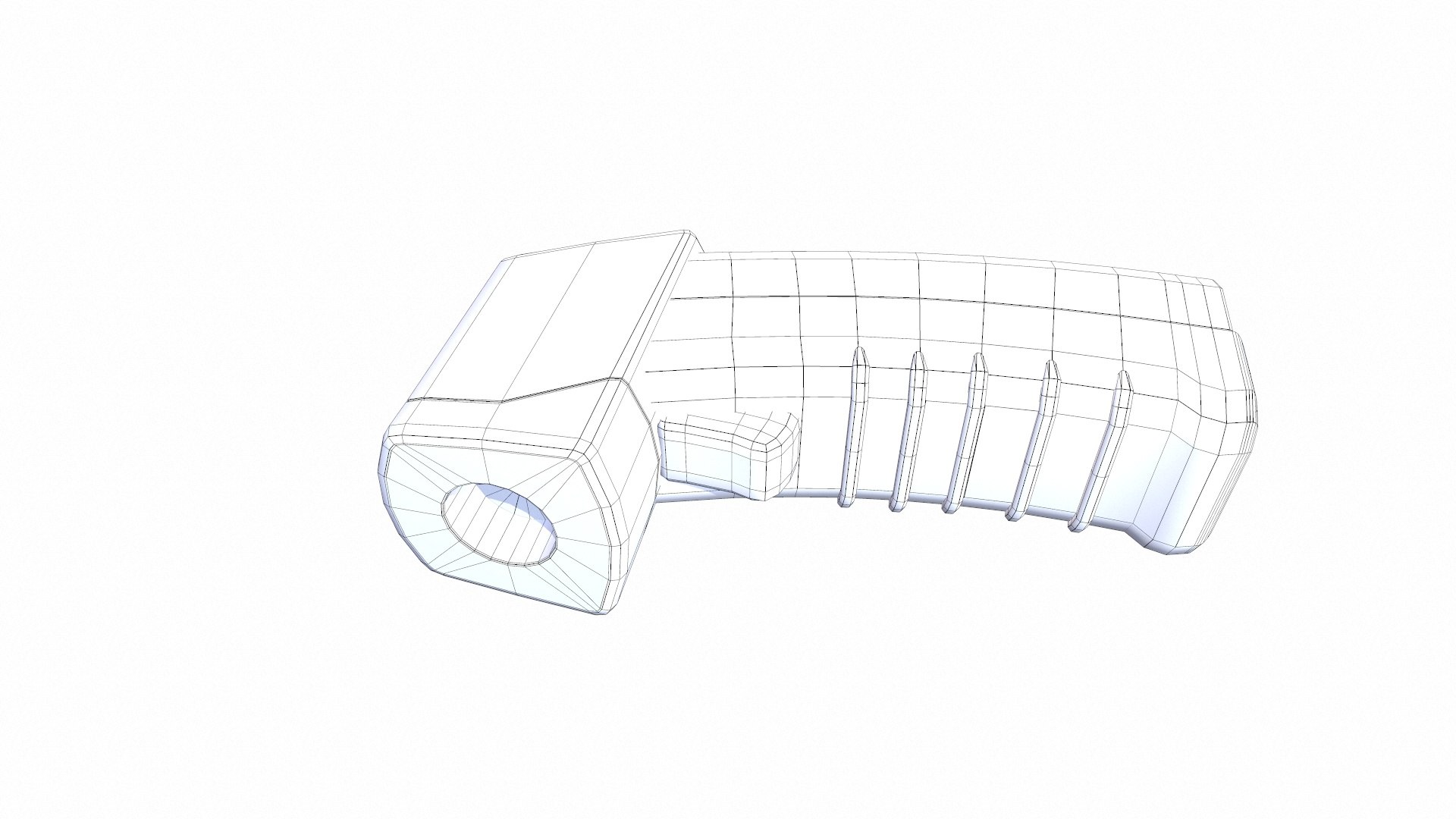 Scanner Gun 3D Model - TurboSquid 2328722