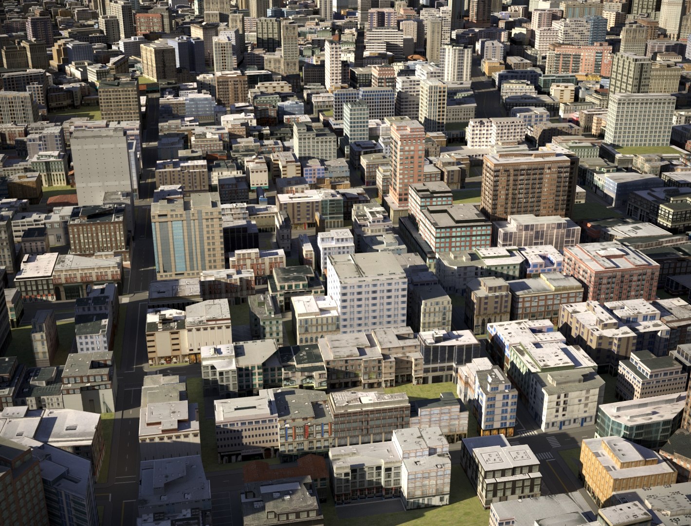 City model - TurboSquid 1642381