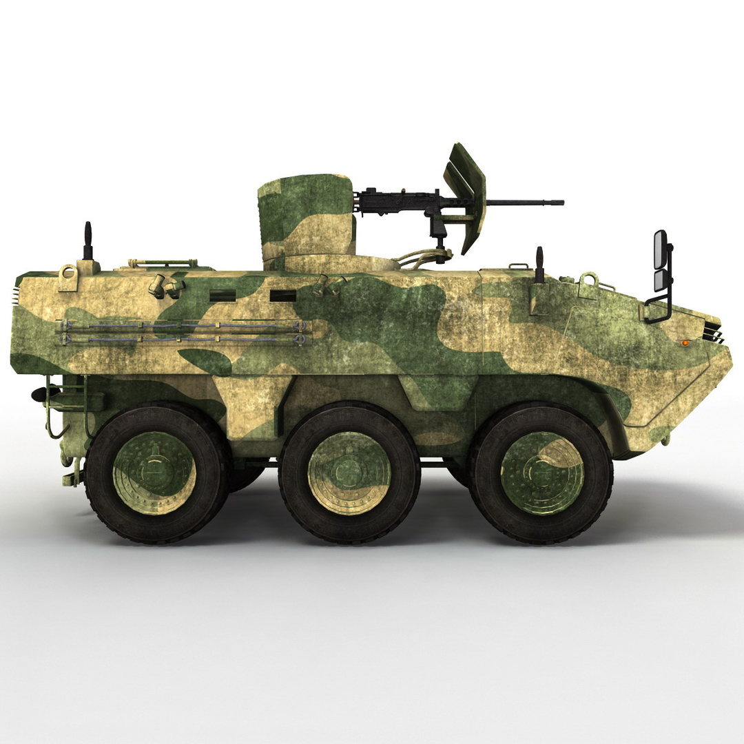 3d realistic arma 6x6 turkey