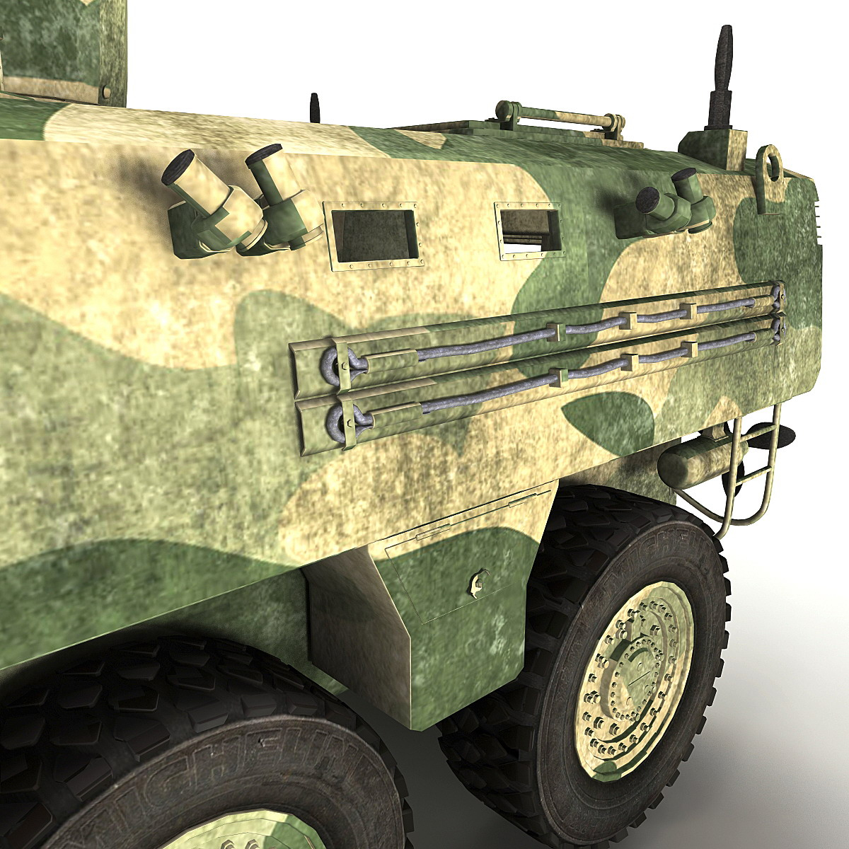 3d realistic arma 6x6 turkey