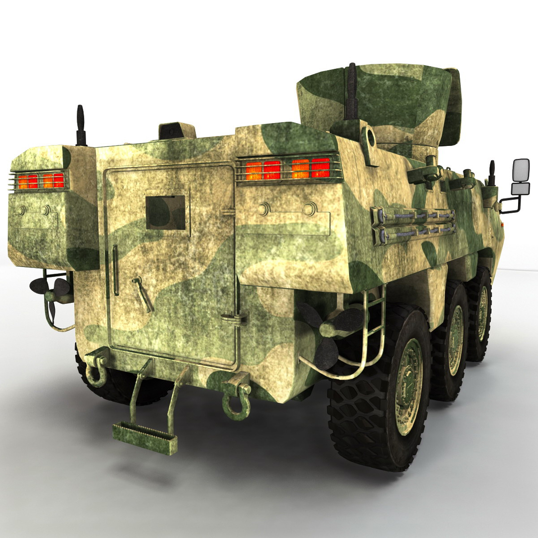3d realistic arma 6x6 turkey