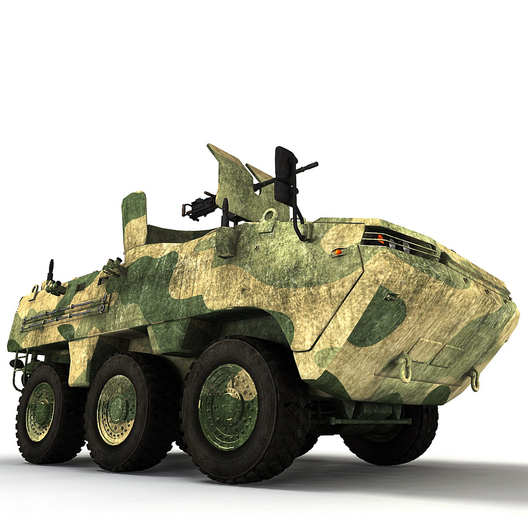 3d realistic arma 6x6 turkey