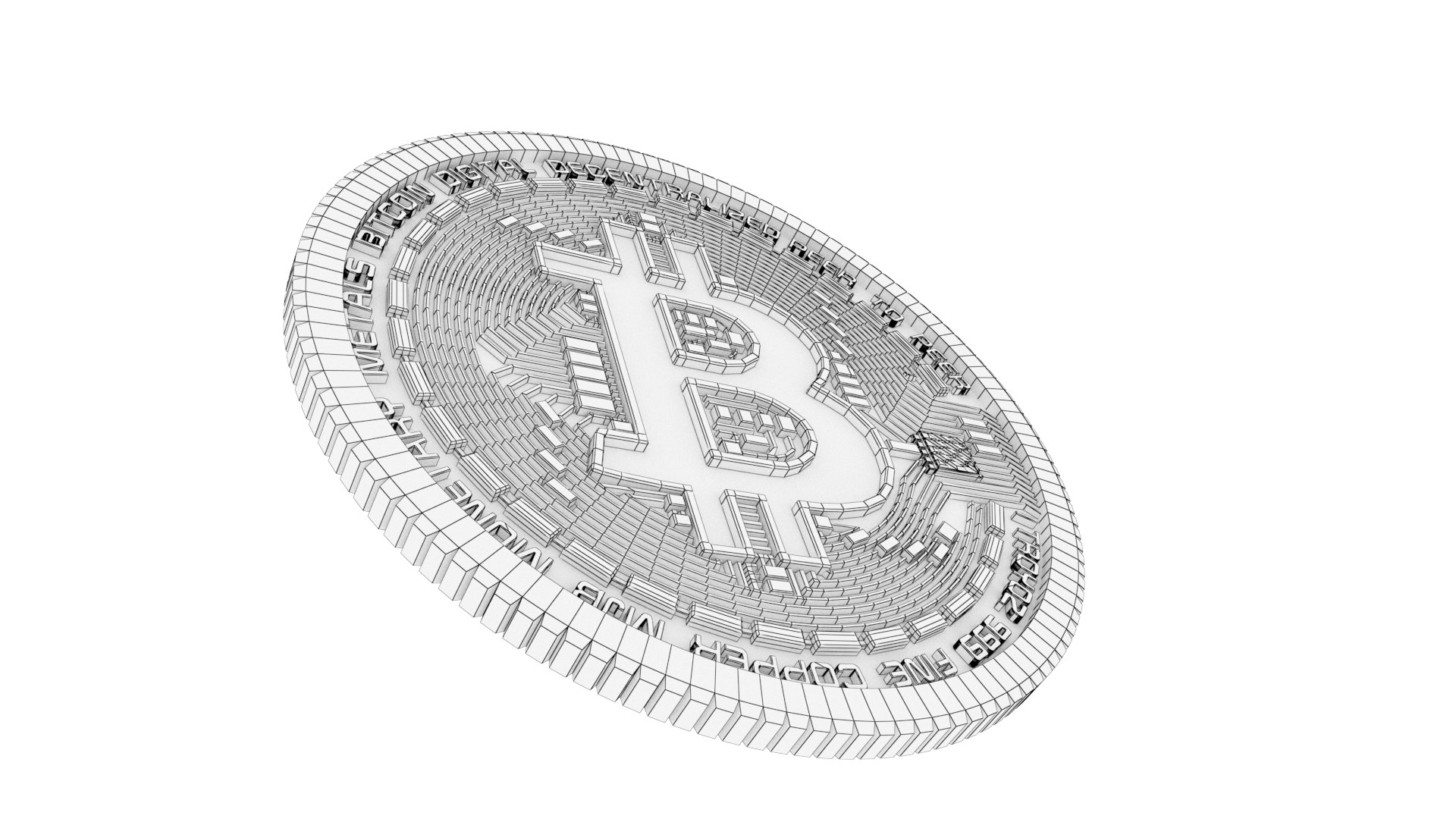 3D Model Btc Bitcoin - TurboSquid 1698381