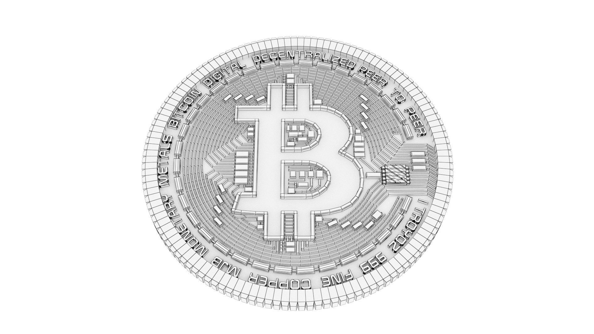 3D Model Btc Bitcoin - TurboSquid 1698381