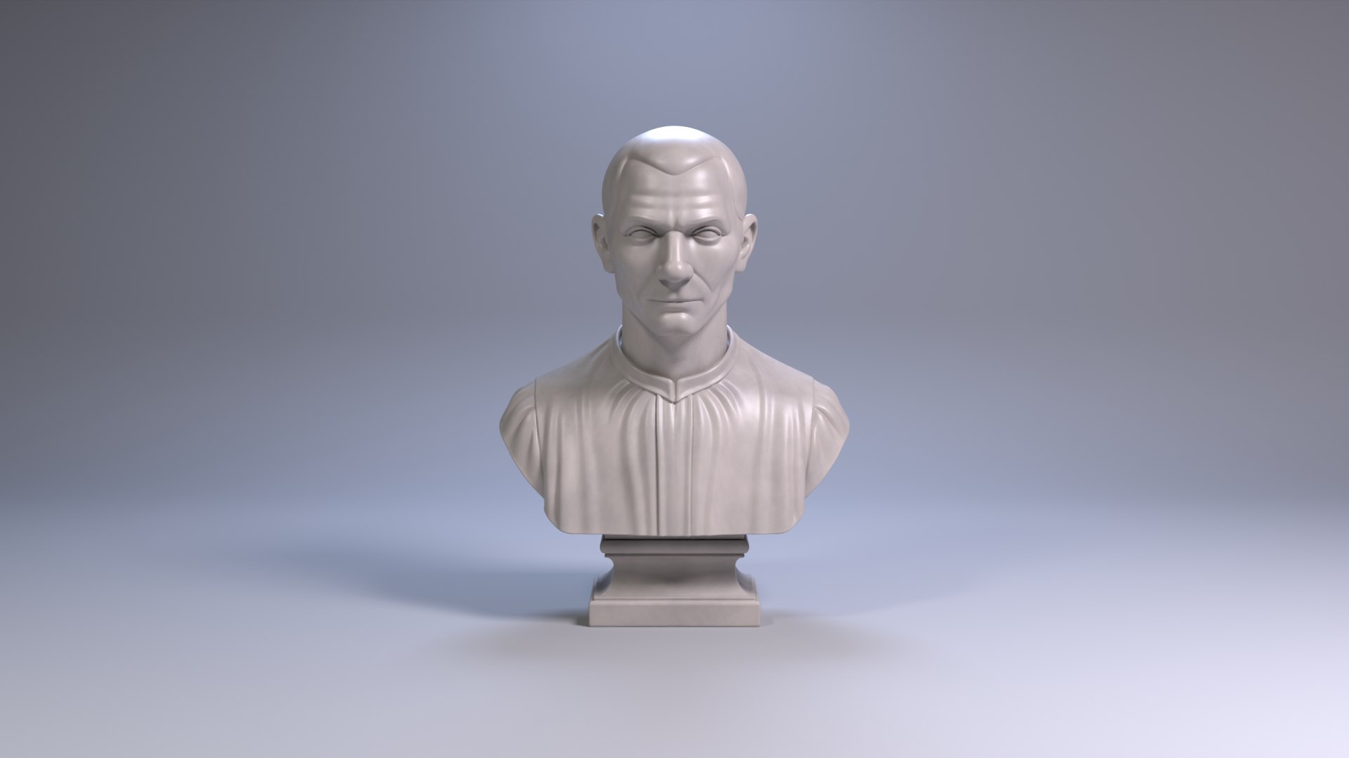 Niccolo Machiavelli Bust Renaissance Political Philosopher 3D Printable ...