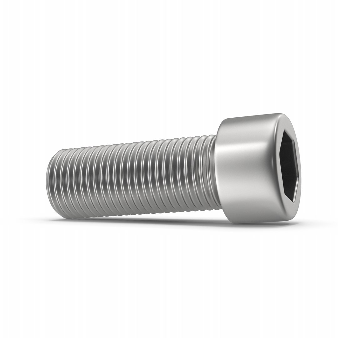 Cap Screw 3D model - TurboSquid 1899588
