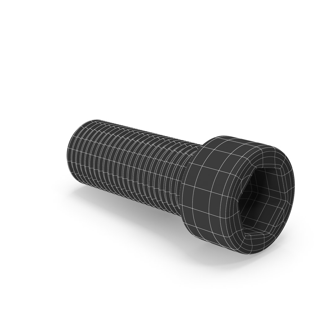 Cap Screw 3D model - TurboSquid 1899588