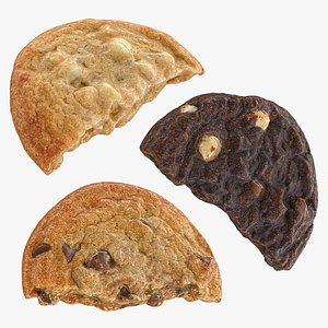 Low Poly Chocolate Chip Cookie 3D Models For Download | TurboSquid