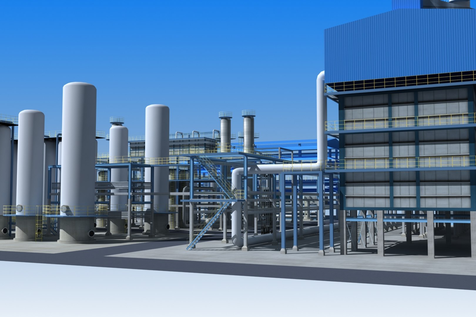 Refinery Vr Ar Model - TurboSquid 1279008