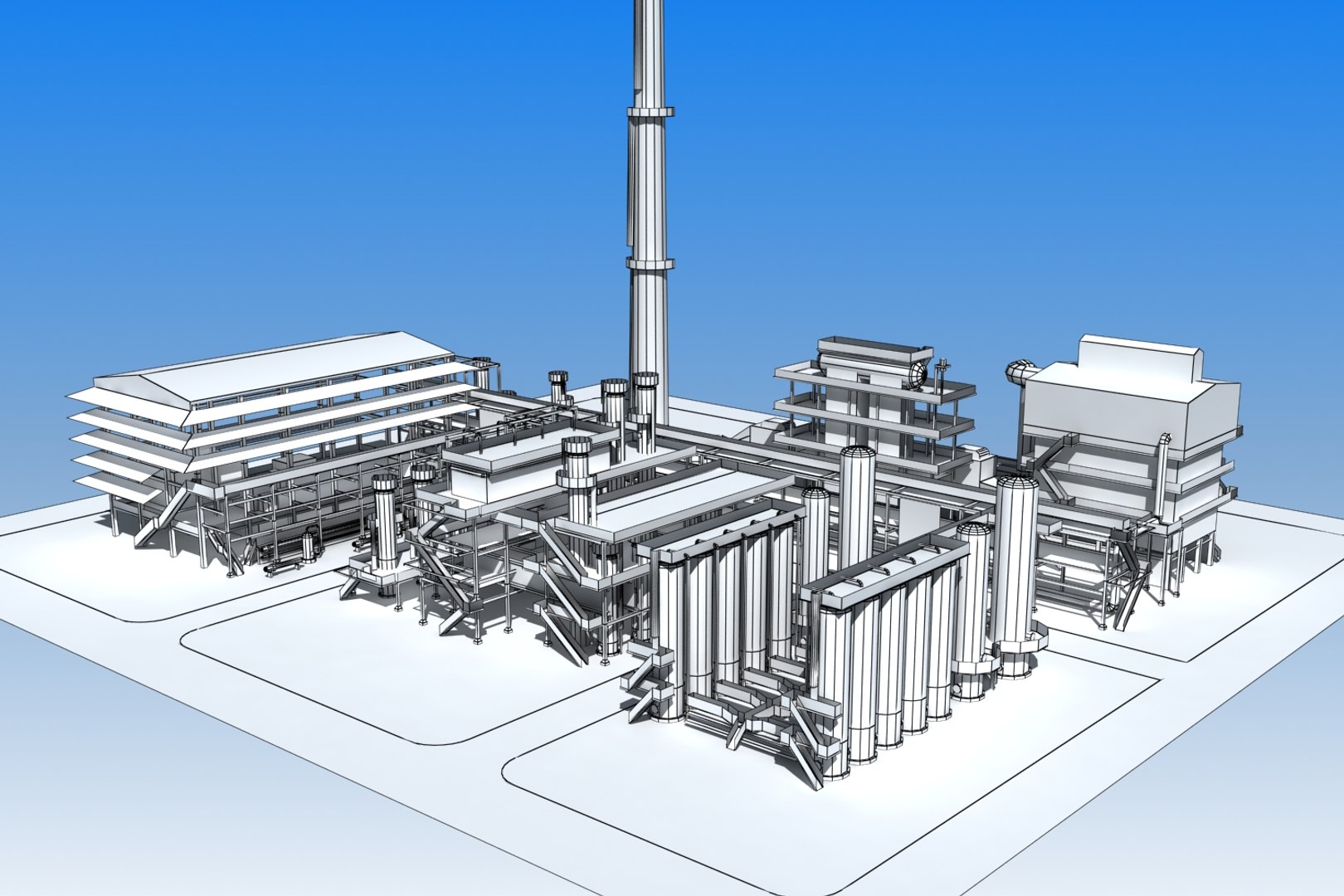 Refinery Vr Ar Model - TurboSquid 1279008
