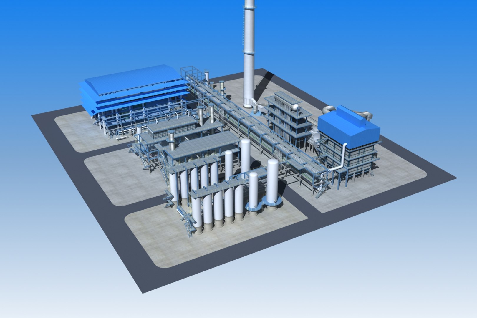 Refinery Vr Ar Model - TurboSquid 1279008