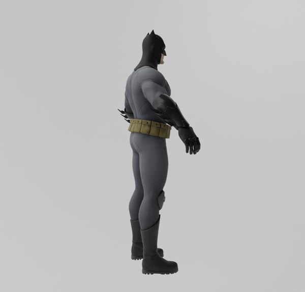 Batman Classic Lowpoly Rigged 3D model - TurboSquid 2033664
