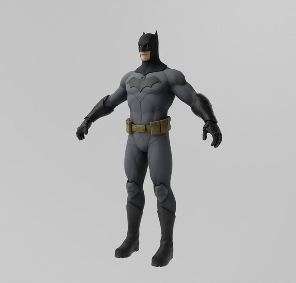 Batman Classic Lowpoly Rigged 3D model - TurboSquid 2033664