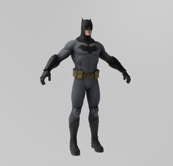 Batman Classic Lowpoly Rigged 3D model - TurboSquid 2033664