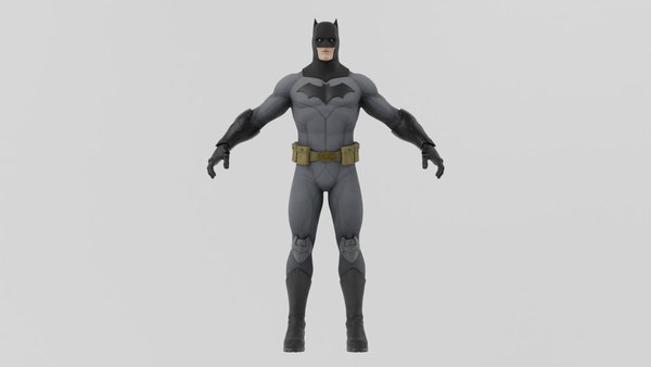 Batman Classic Lowpoly Rigged 3D model - TurboSquid 2033664