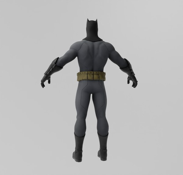 Batman Classic Lowpoly Rigged 3D model - TurboSquid 2033664