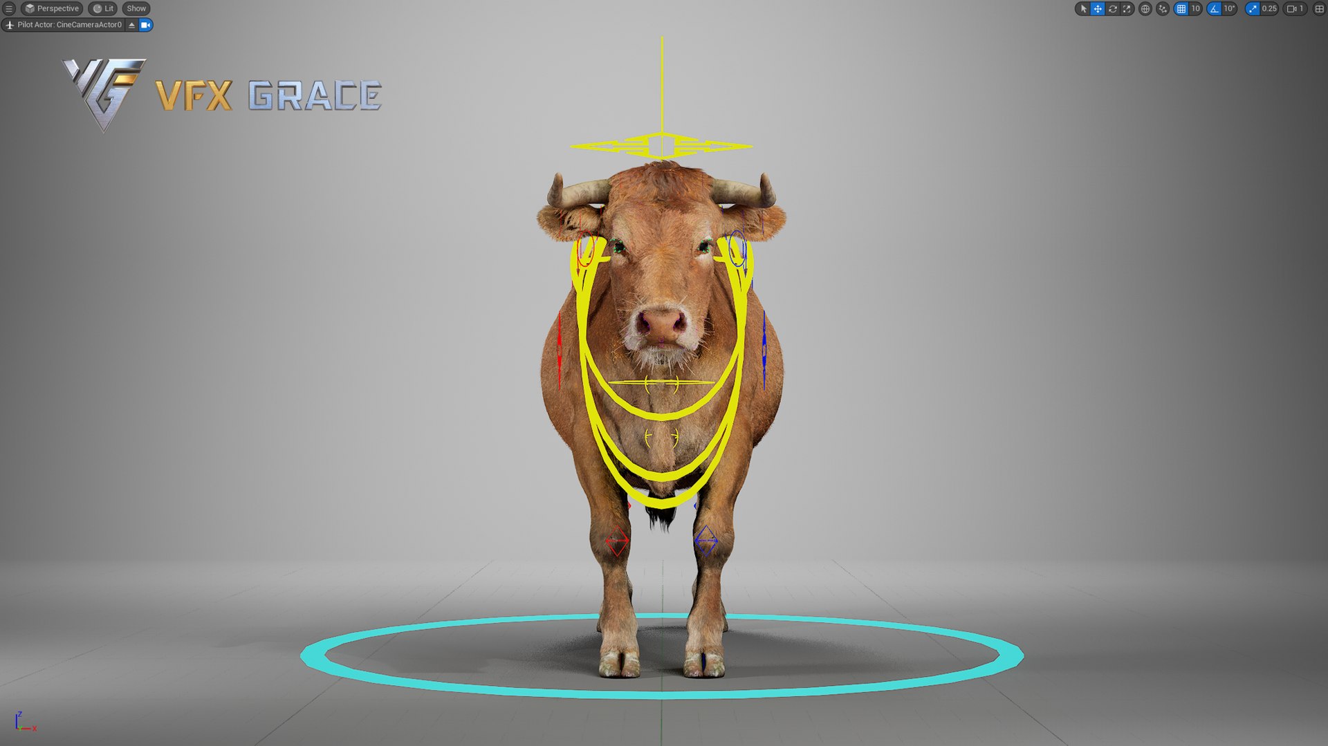 Cattle - UE Character Asset 3D model - TurboSquid 2169302