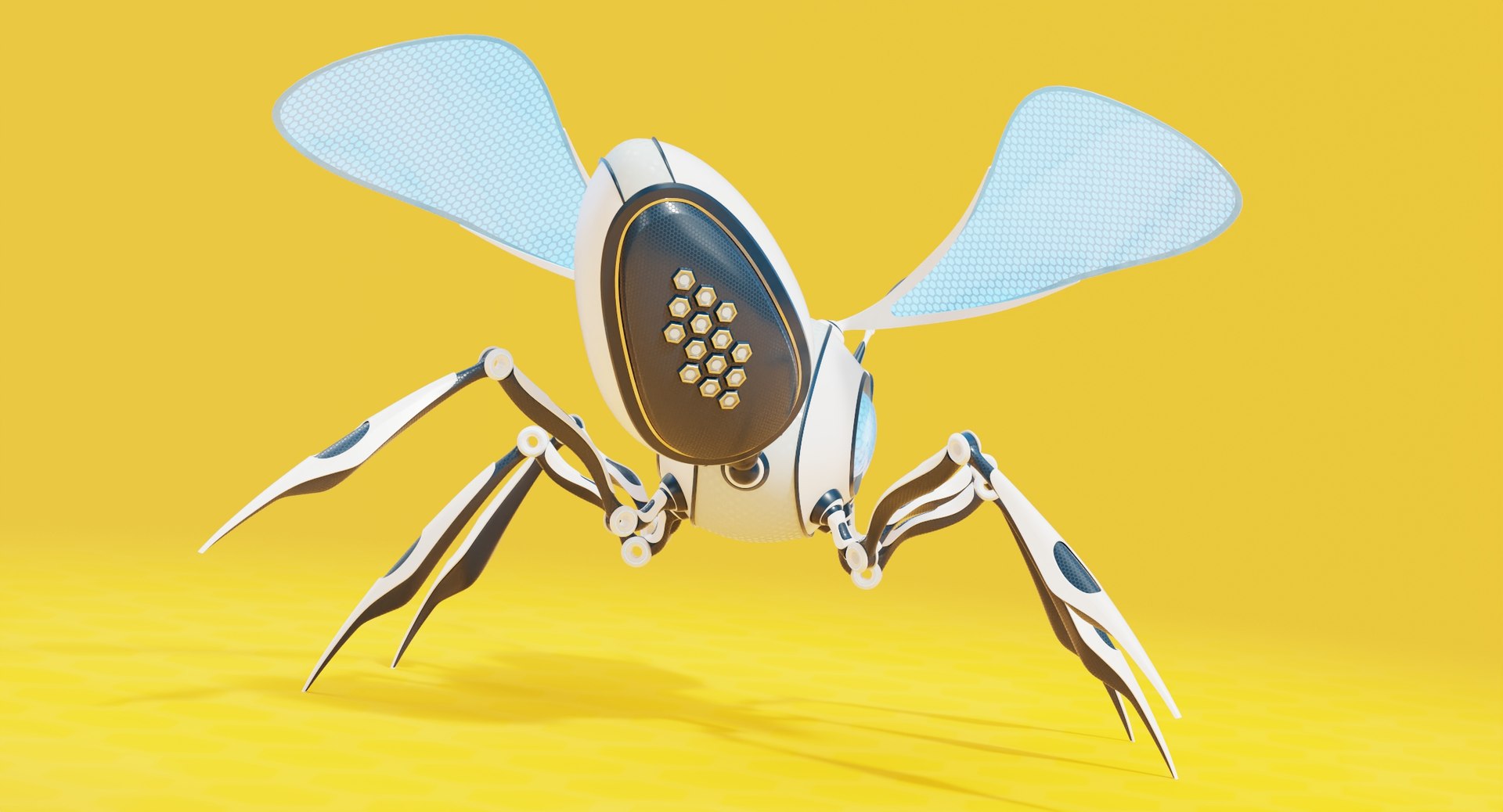 3D Insect Robot Bee Model - TurboSquid 1862142