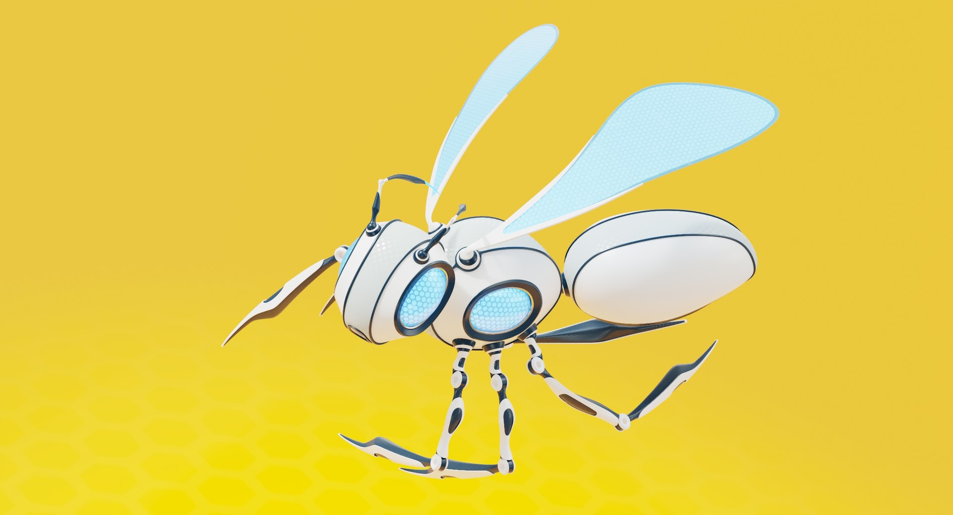 3D Insect Robot Bee Model - TurboSquid 1862142