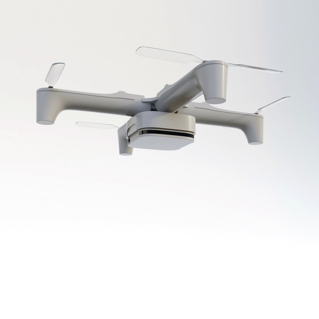 Quadrocopter folding 3D - TurboSquid 2105210