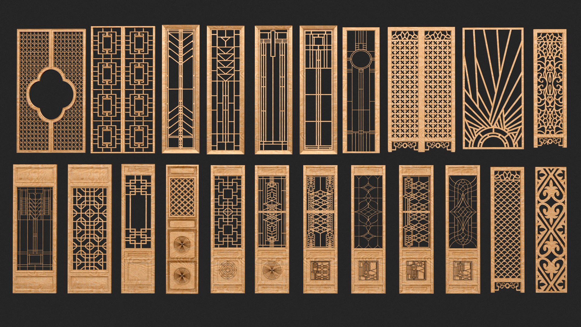 Decorative Door Element 3D - TurboSquid 1915994