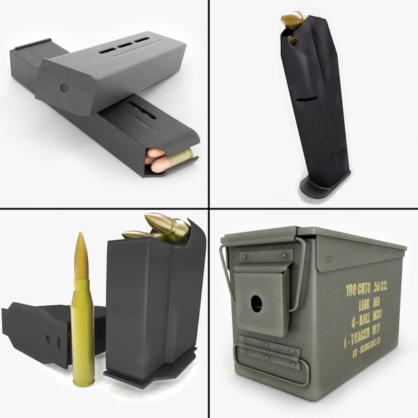 Collection Gun Magazine 3D Models for Download | TurboSquid