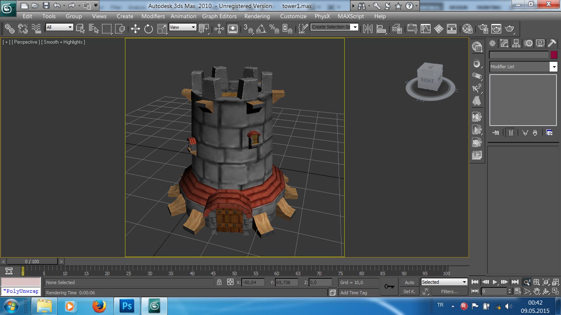 3d C4d Tower