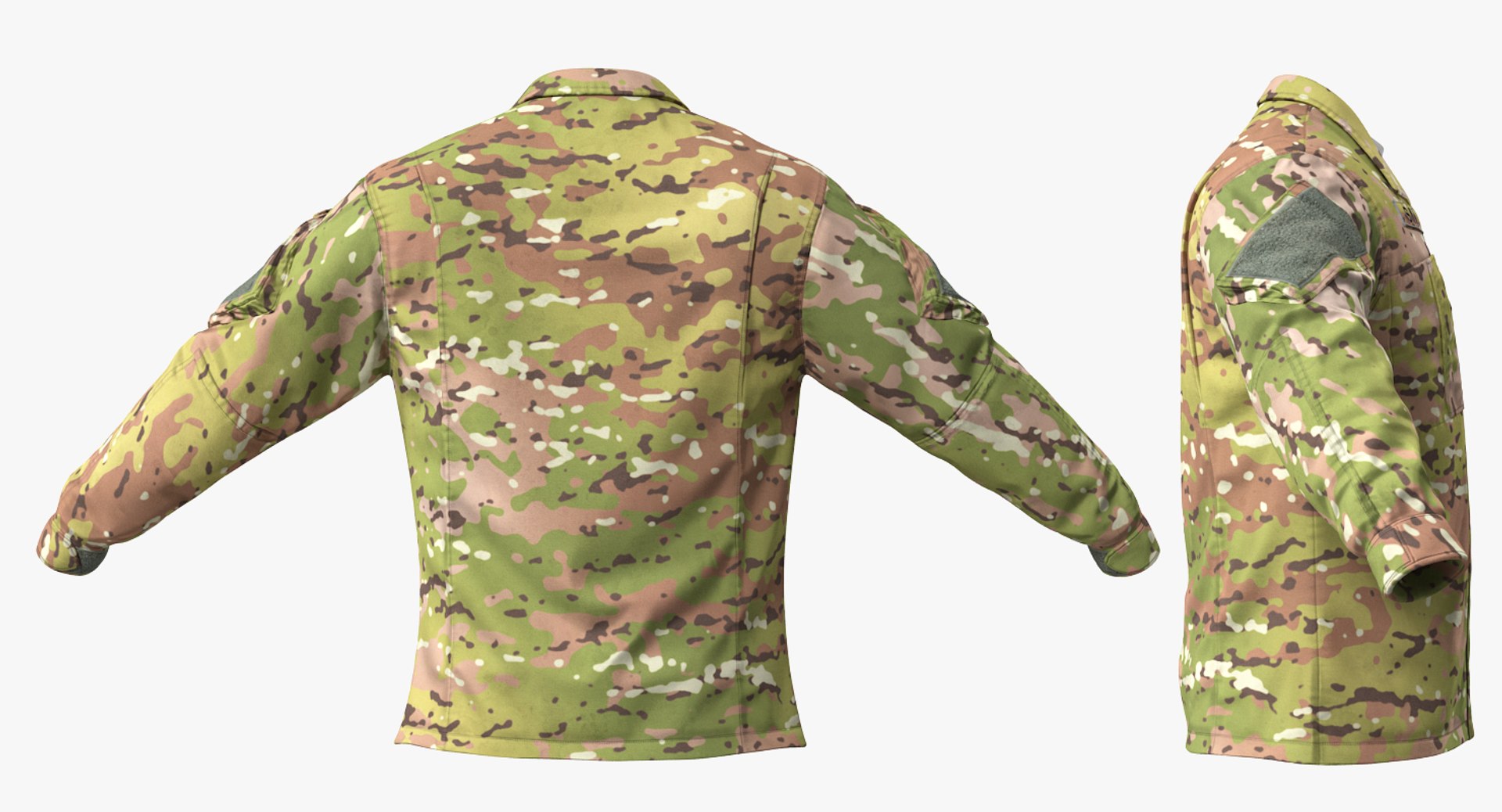 Army Acu Coat 3D Model - TurboSquid 1417071