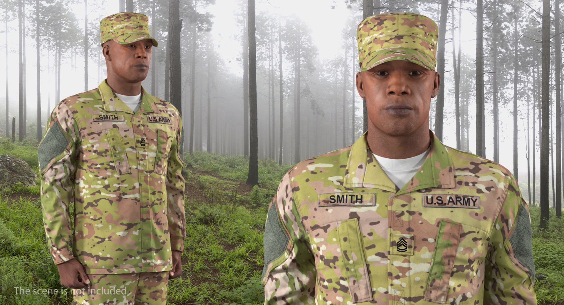 Army Acu Coat 3D Model - TurboSquid 1417071