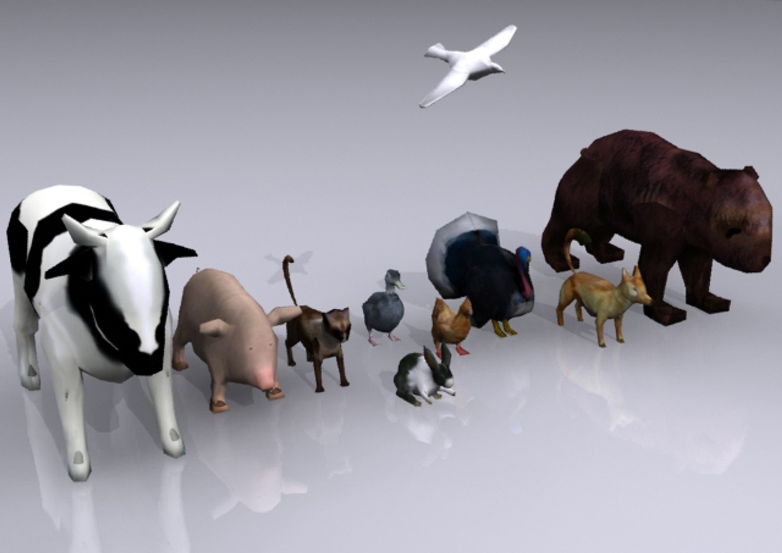 Animals 3d Model