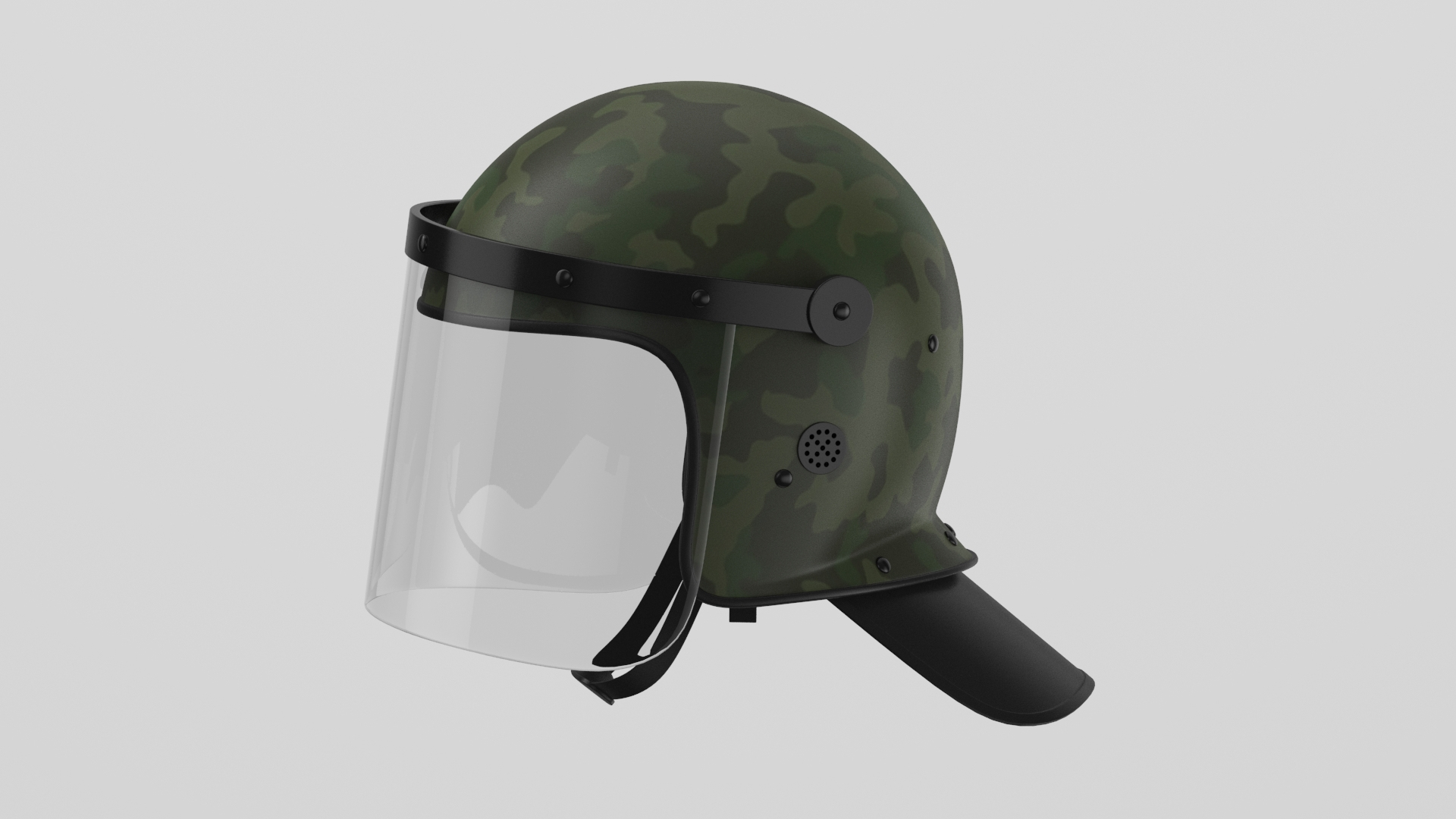 Riot Helmet 05 3D Model - TurboSquid 1873335