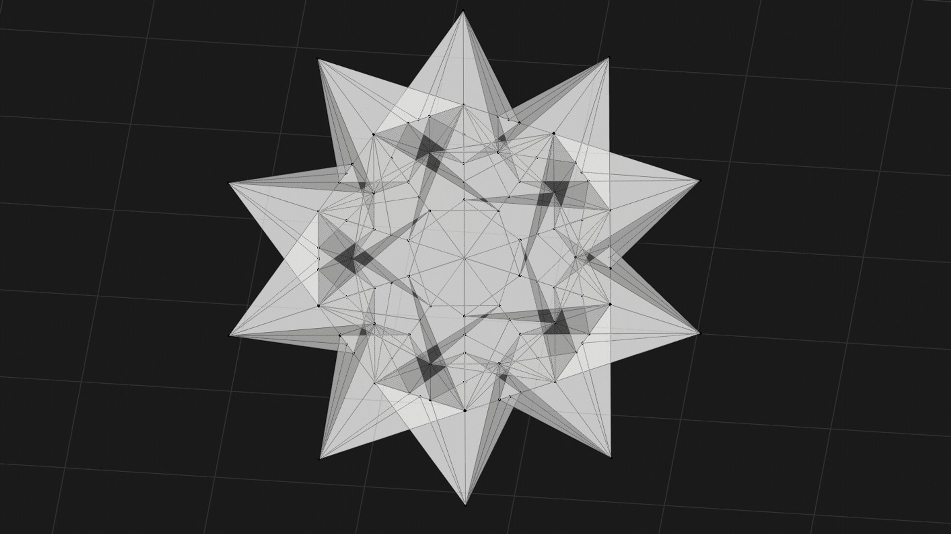 Printed Star-shaped Polyhedron Tetrahedrons 3D Model - TurboSquid 1559916