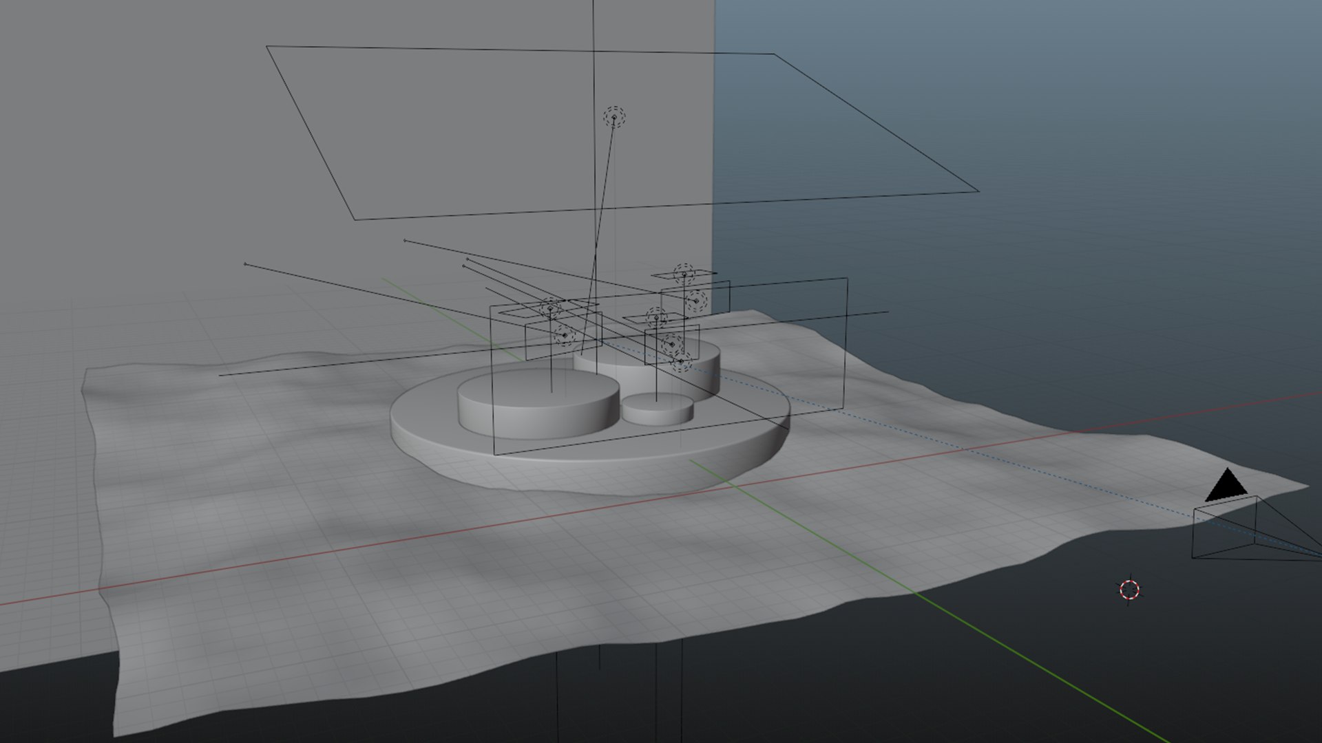 3D Display Podium Sky Sea Cloud Model - TurboSquid 2269367