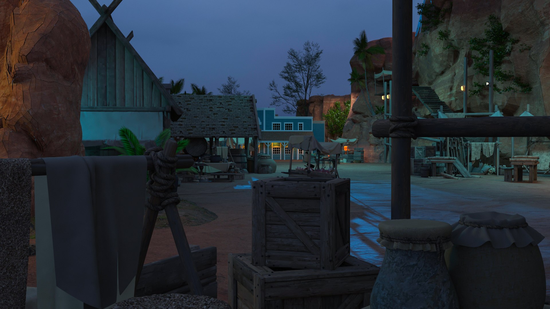 3D Island Calm Model - TurboSquid 1824542