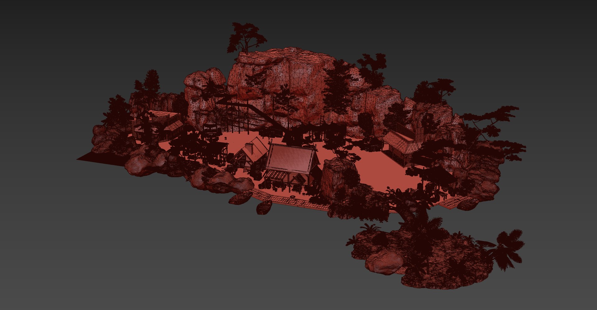 3D Island Calm Model - TurboSquid 1824542