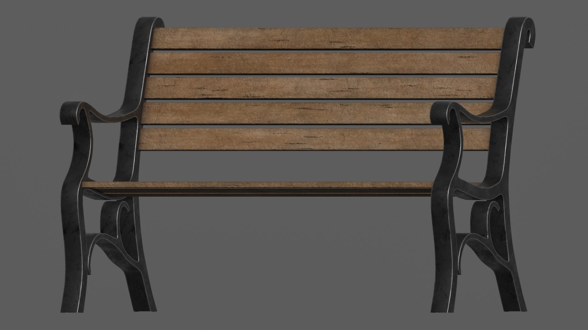 Park Bench 3D Model - TurboSquid 1946244