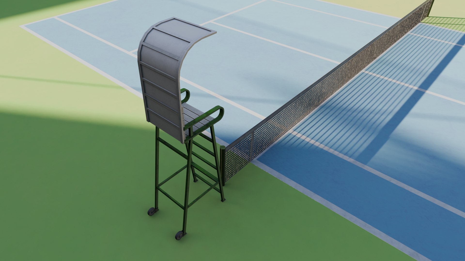 3D VR Tennis Court Model - TurboSquid 2158523