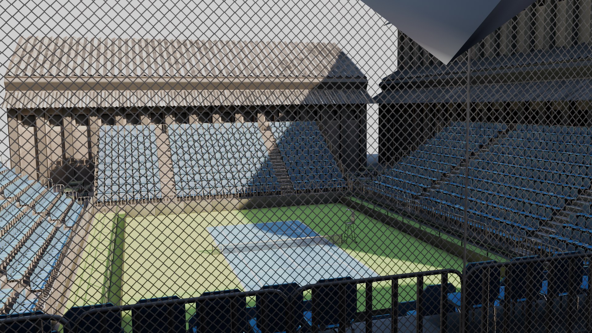 3D VR Tennis Court Model - TurboSquid 2158523