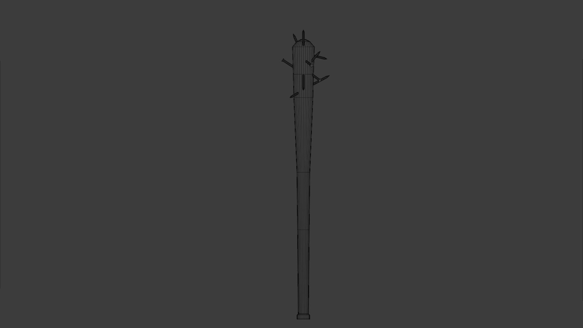 Basic Low Poly Spiked Bat 3D Model - TurboSquid 1760983