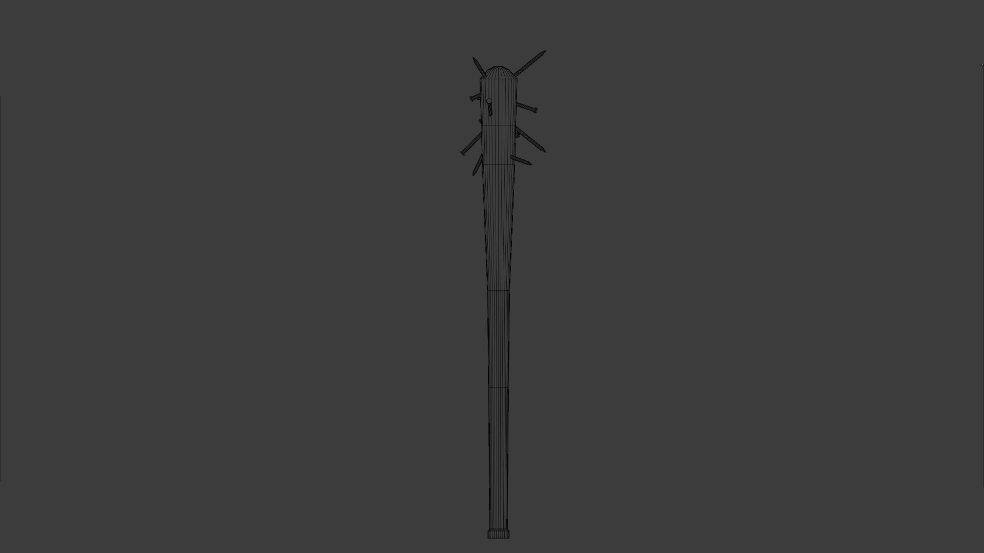 Basic Low Poly Spiked Bat 3D Model - TurboSquid 1760983