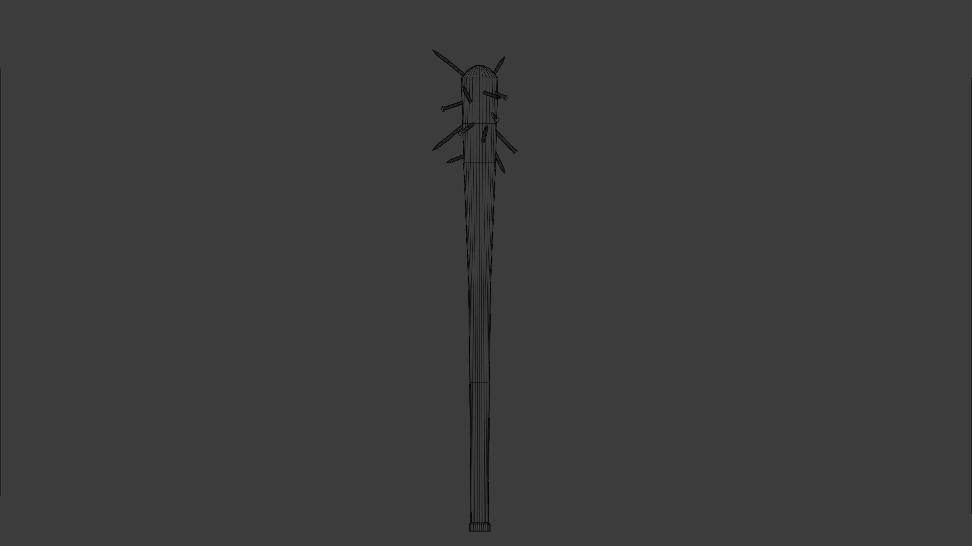 Basic Low Poly Spiked Bat 3D Model - TurboSquid 1760983