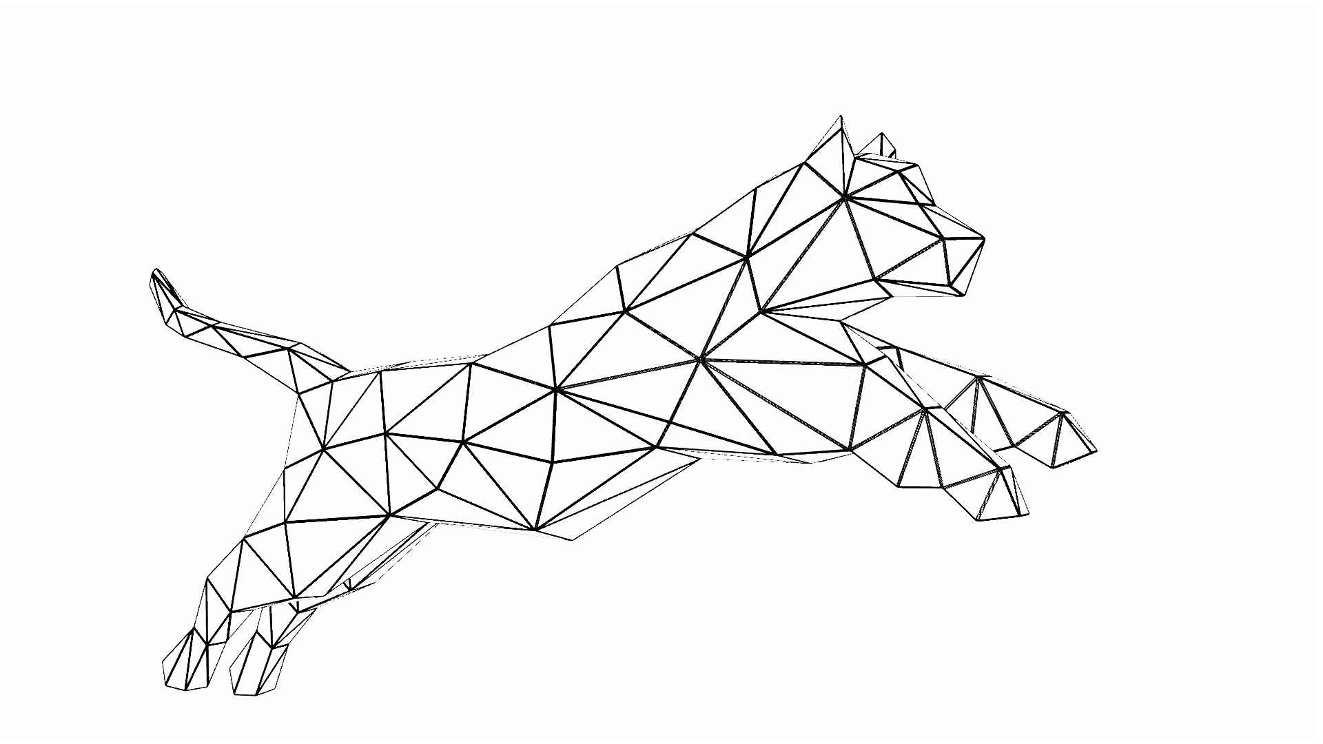 3D Jumping Tiger Papercraft Model - TurboSquid 1822532