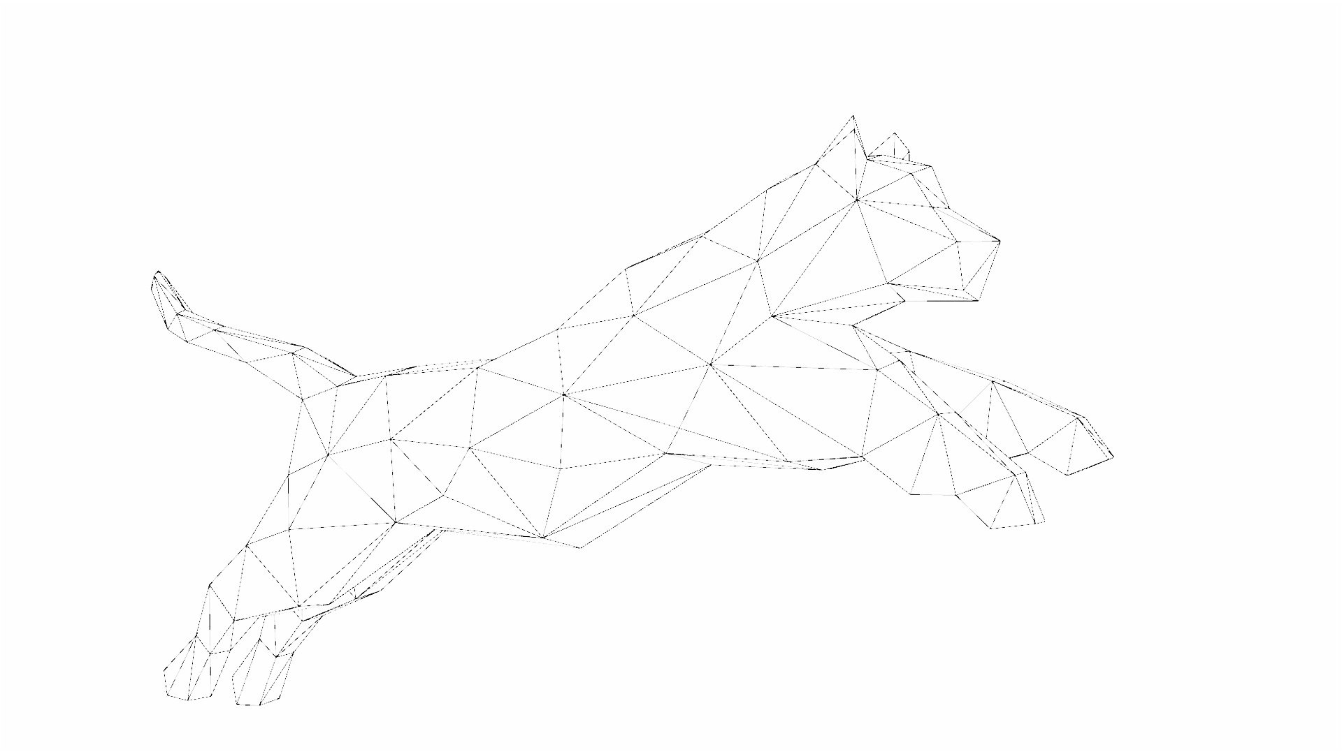 3D Jumping Tiger Papercraft Model - TurboSquid 1822532