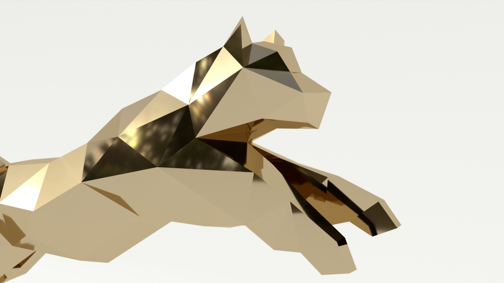 3D Jumping Tiger Papercraft Model - TurboSquid 1822532