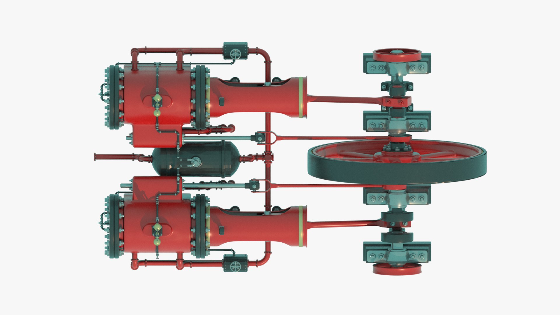 Steamengine With Animation 3D Model - TurboSquid 1880858