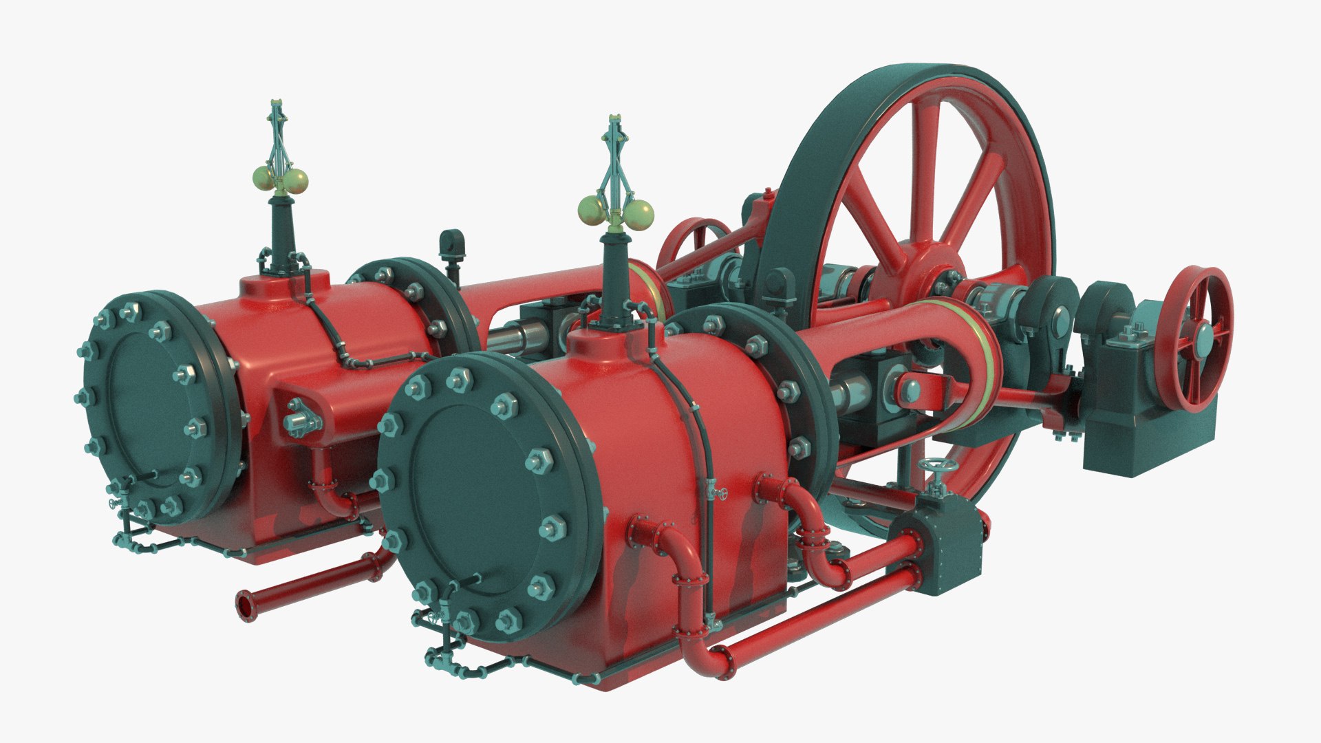 Steamengine With Animation 3D Model - TurboSquid 1880858