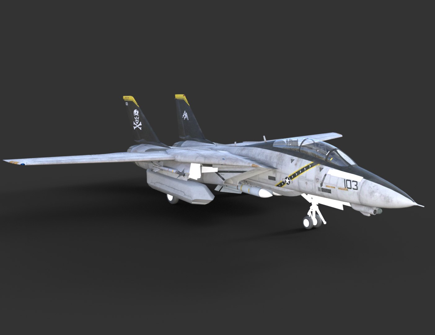 Grumman F-14 Tomcat Model - TurboSquid 2418508